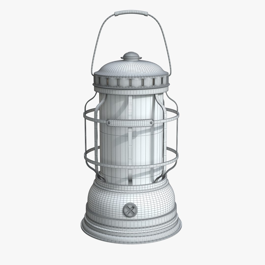 Outdoor Lamp Camping Lantern 3D Model - TurboSquid 1298107
