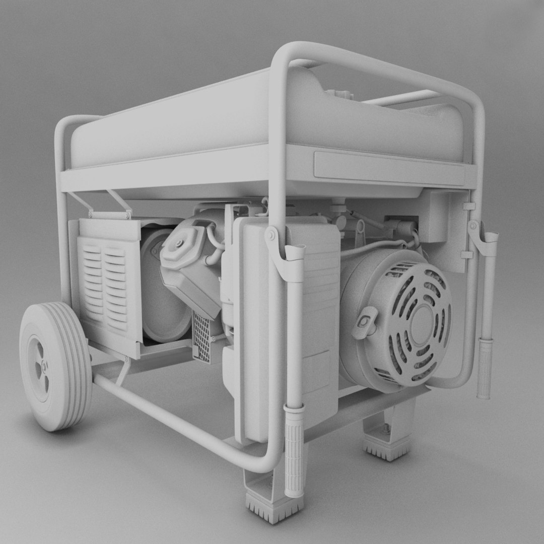 3d Powerhorse Generator Model