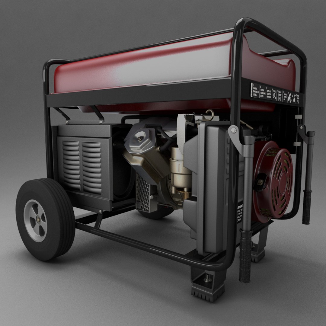 3d Powerhorse Generator Model