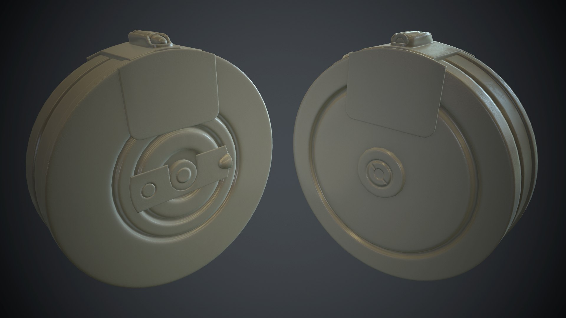 Drum Magazine 3d Obj