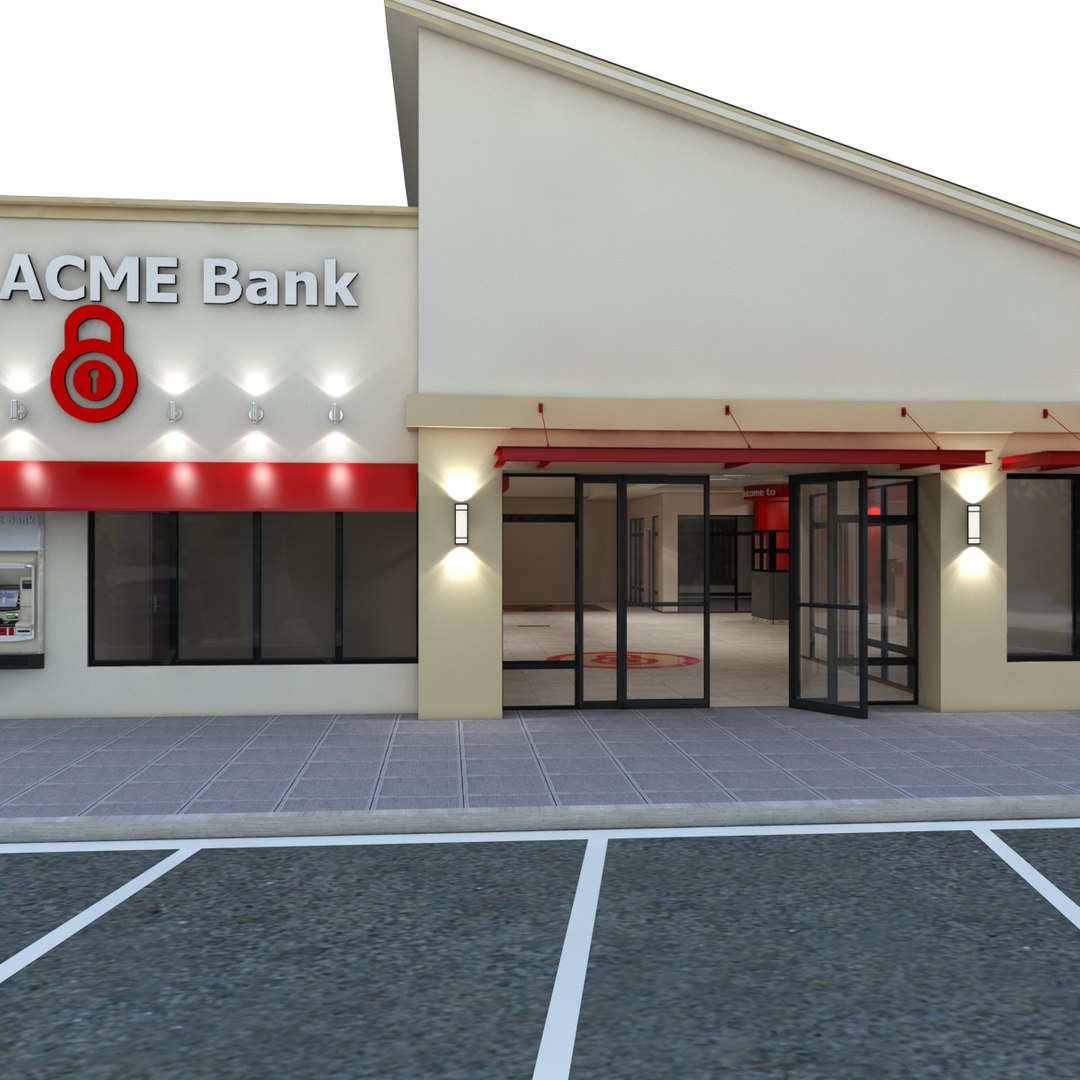 Bank 3d Fbx