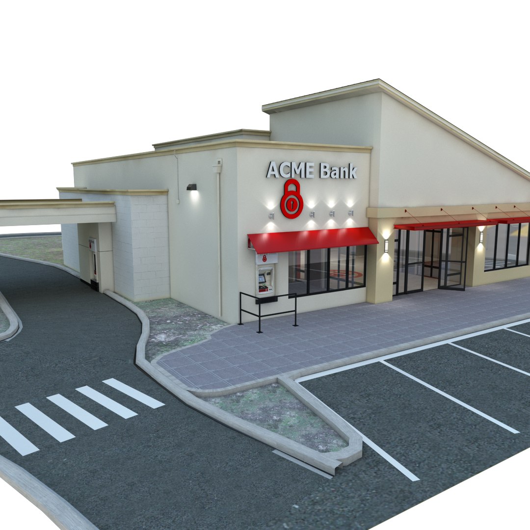 Bank 3d Fbx