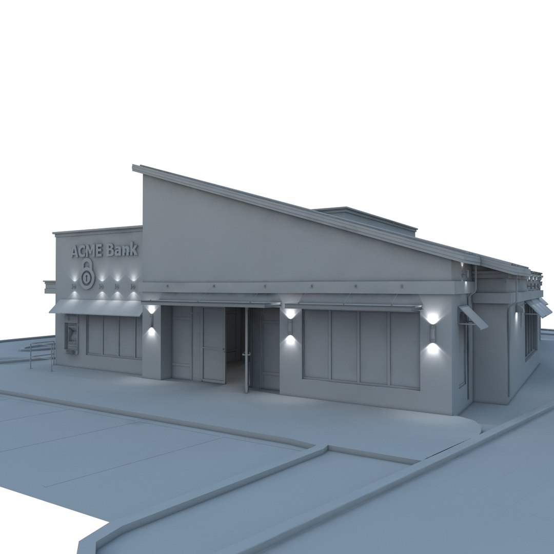 Bank 3d Fbx