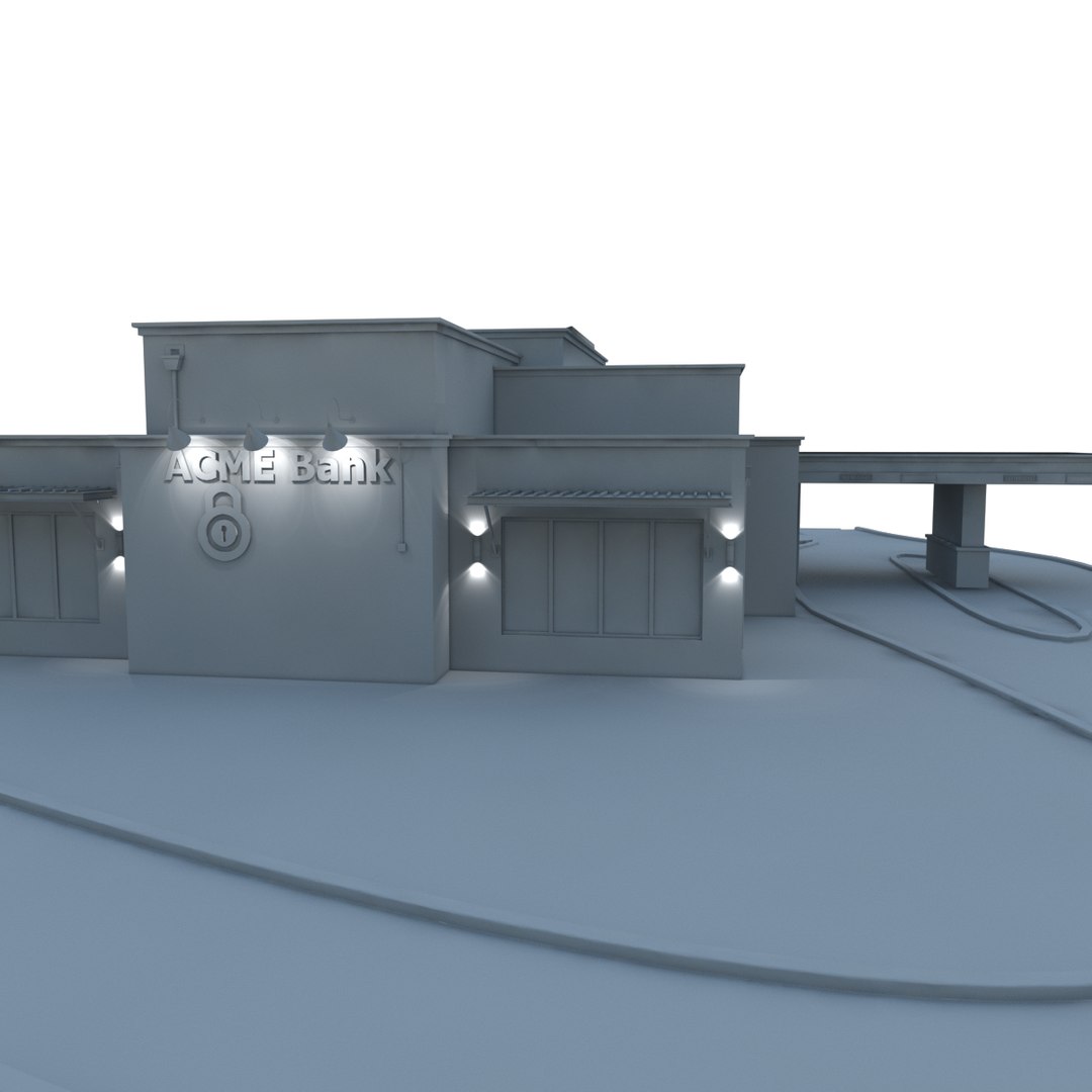 Bank 3d Fbx