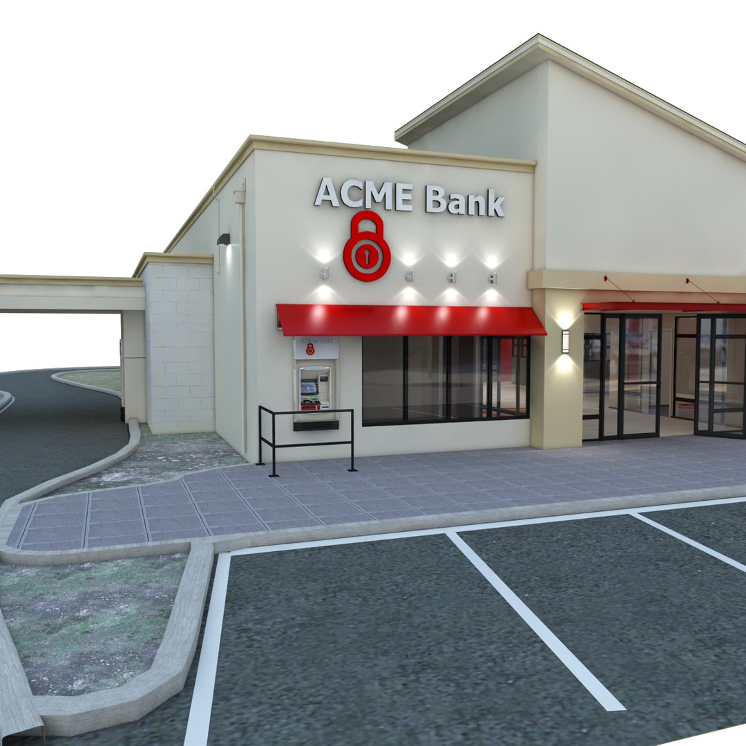 Bank 3d Fbx