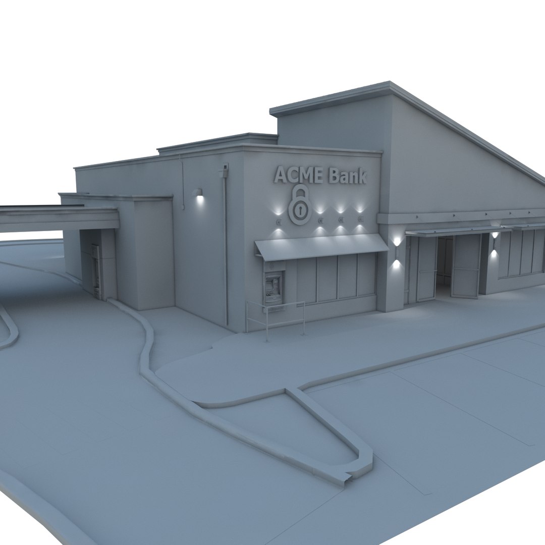 Bank 3d Fbx