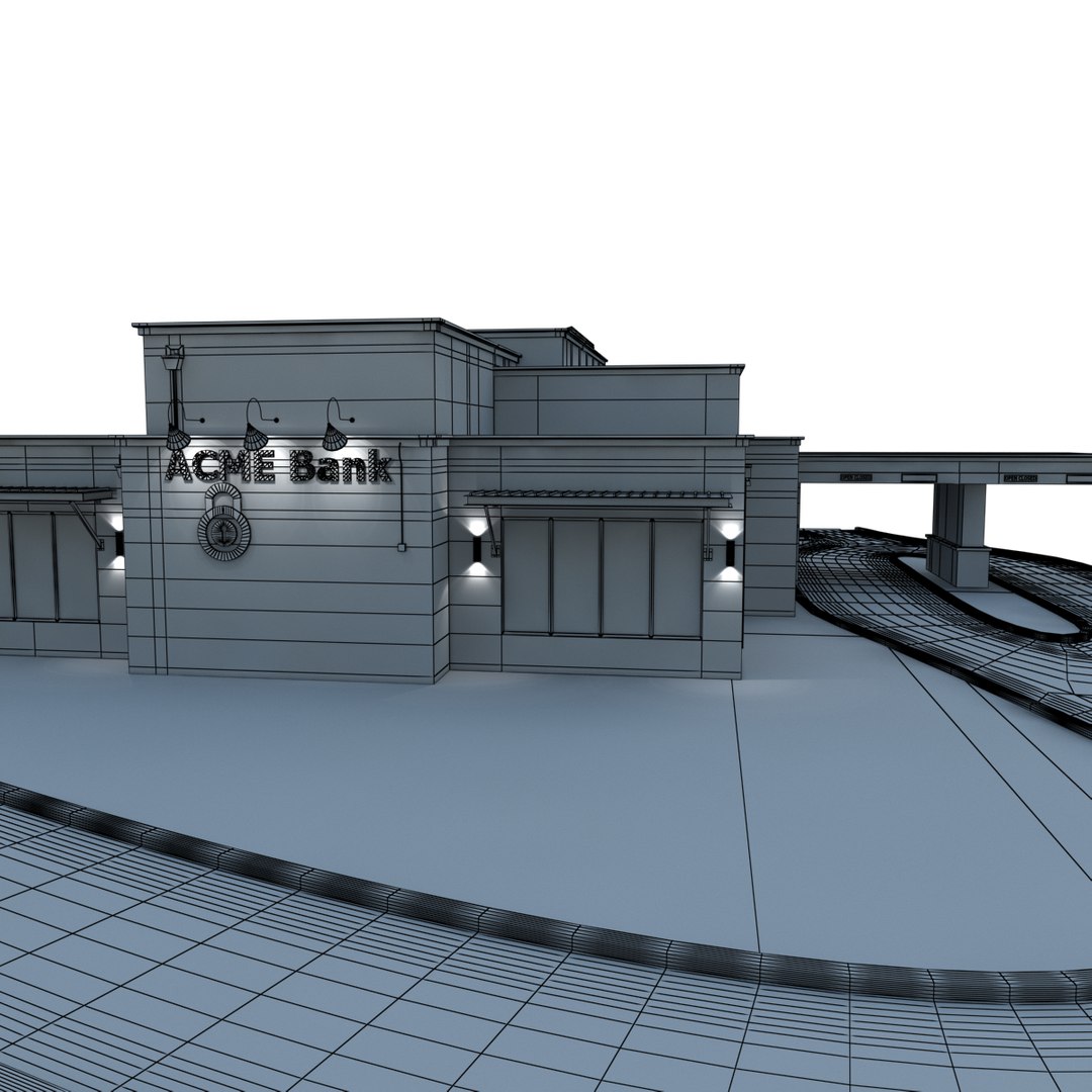 Bank 3d Fbx