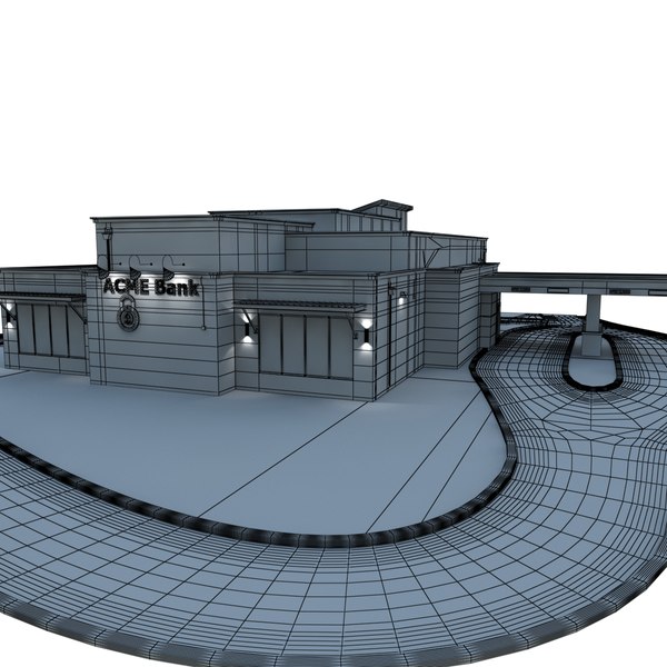 bank 3d fbx