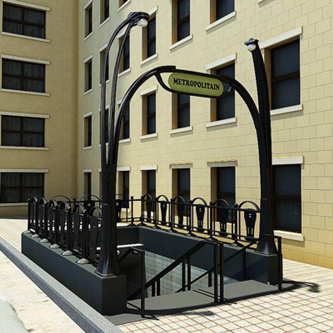 Paris Metropolitan Entrance Max