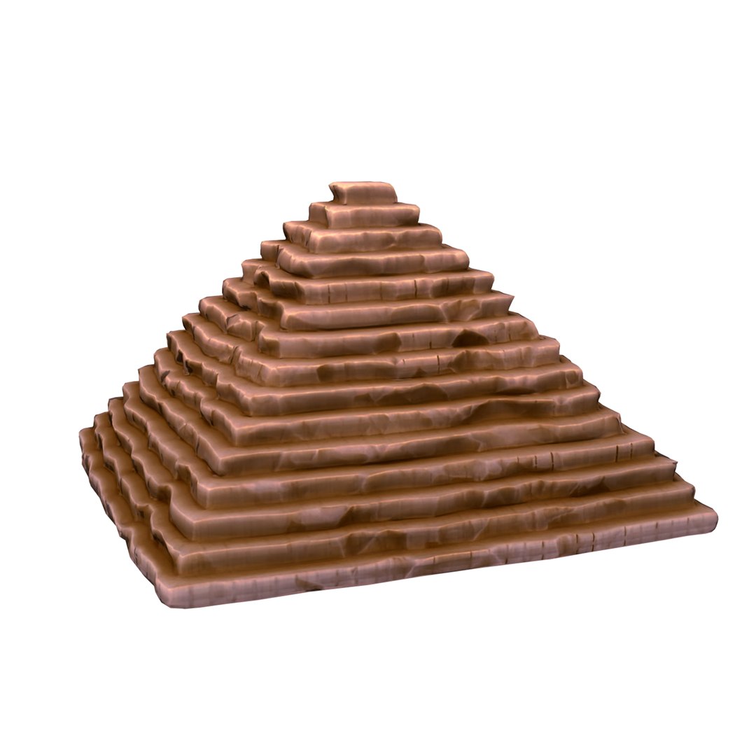 Cartoon Pyramid 3D - TurboSquid 1568159