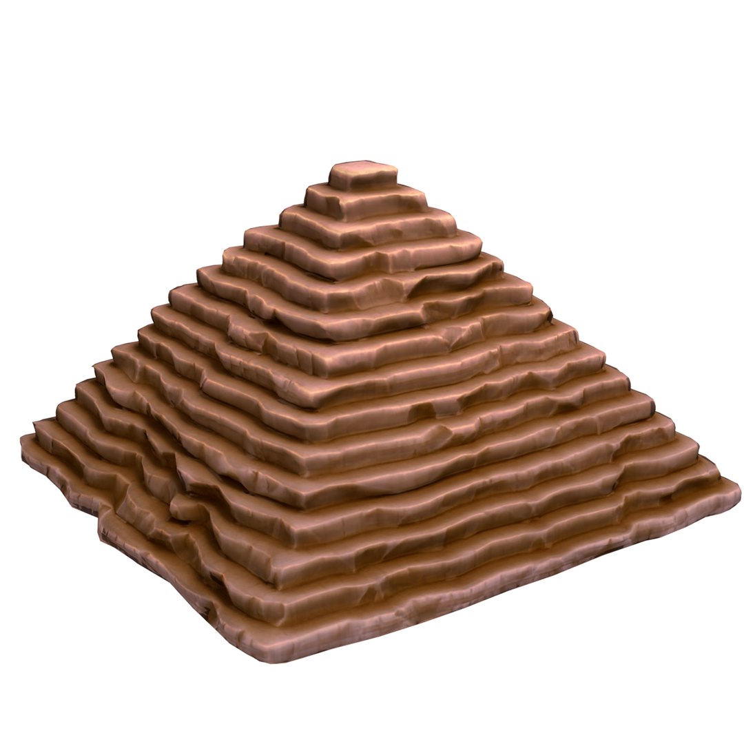 Cartoon Pyramid 3D - TurboSquid 1568159