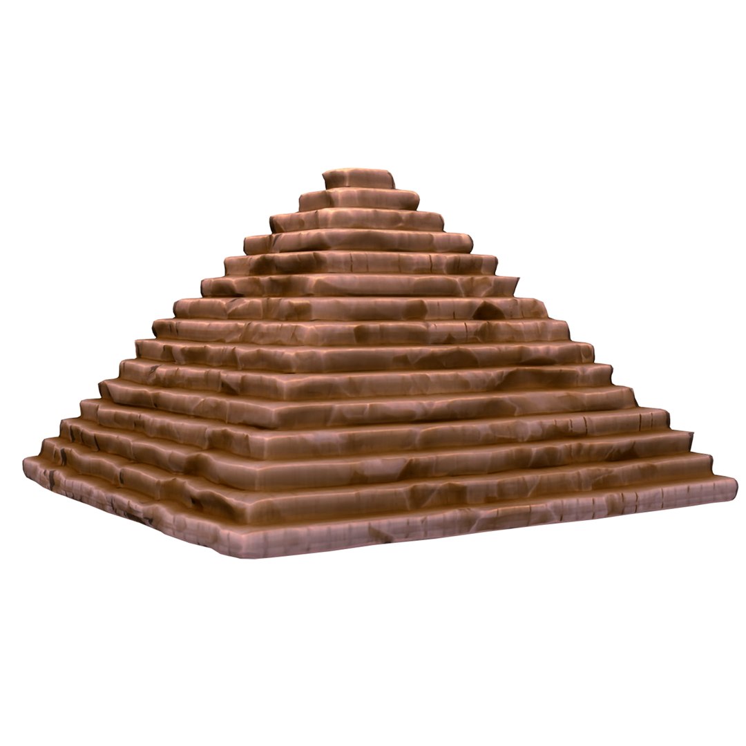Cartoon Pyramid 3D - TurboSquid 1568159