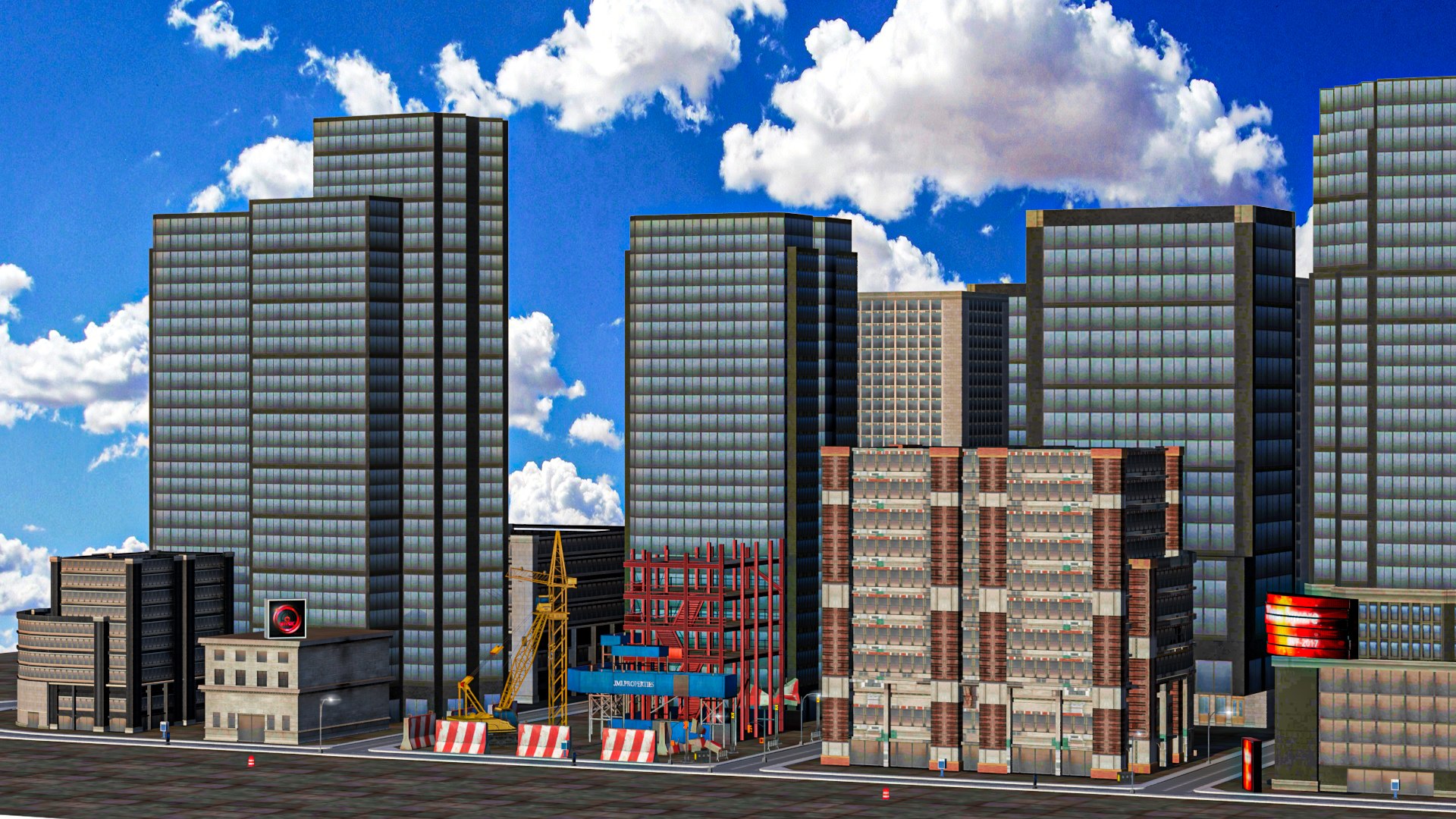 Building Environment City Model - TurboSquid 1596894