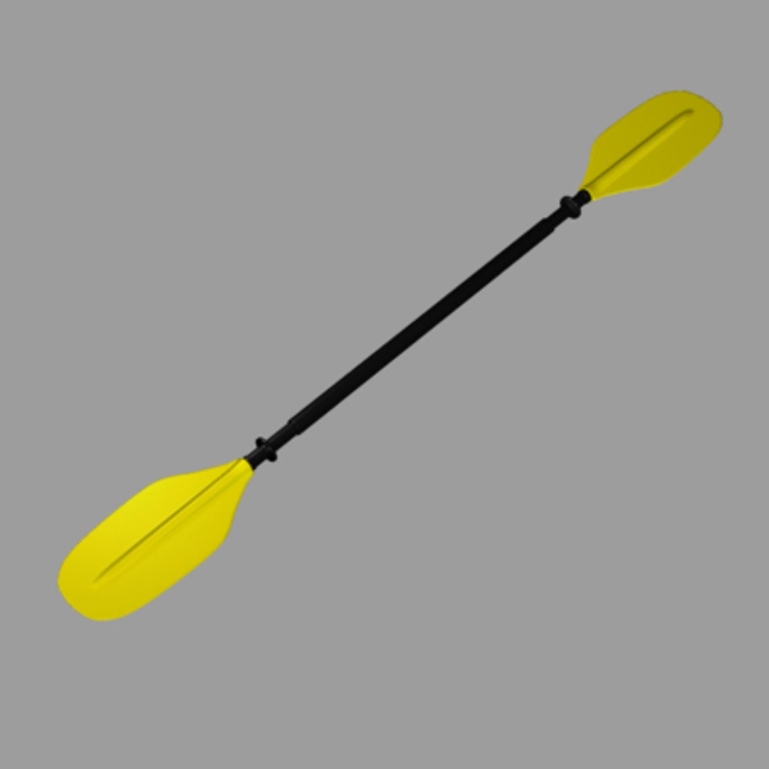 3d Model Kayak Paddle