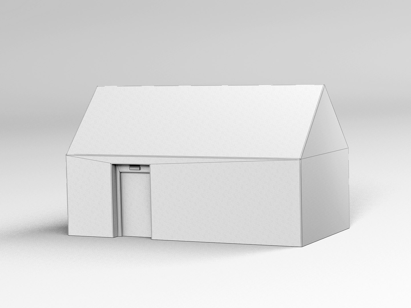 3D Red House Model - TurboSquid 1442477