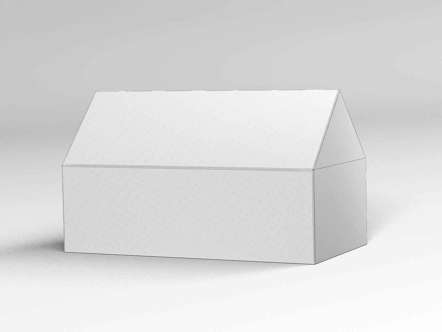 3D Red House Model - TurboSquid 1442477