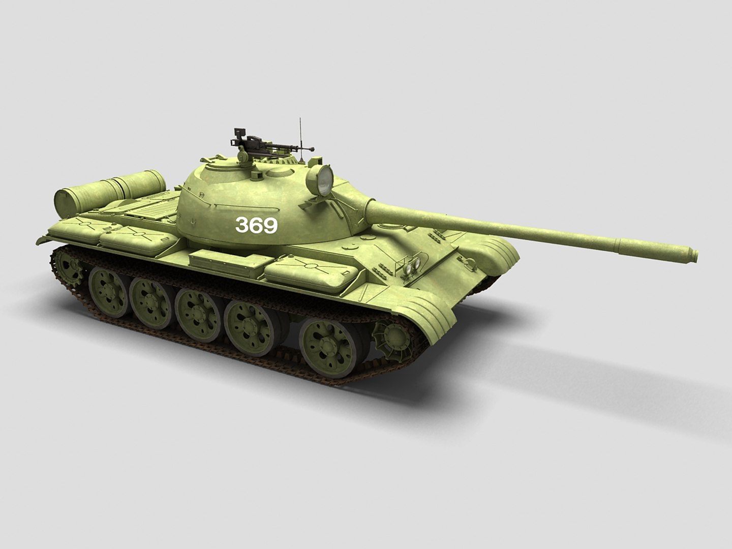 T-55 Tank 3d Max