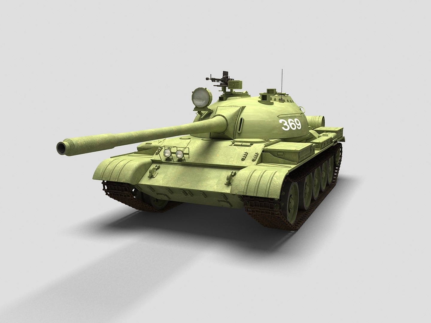 T-55 Tank 3d Max
