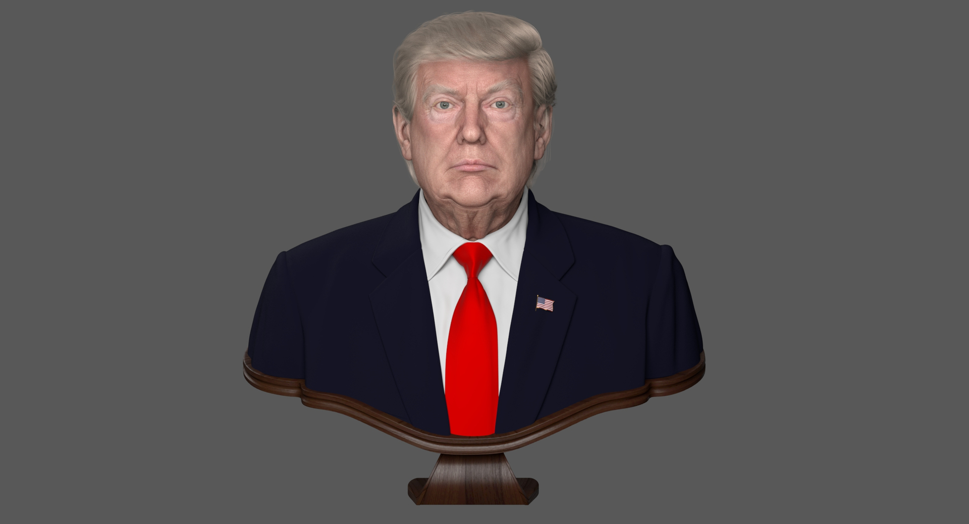 Bust Trump 3D Model - TurboSquid 1332057