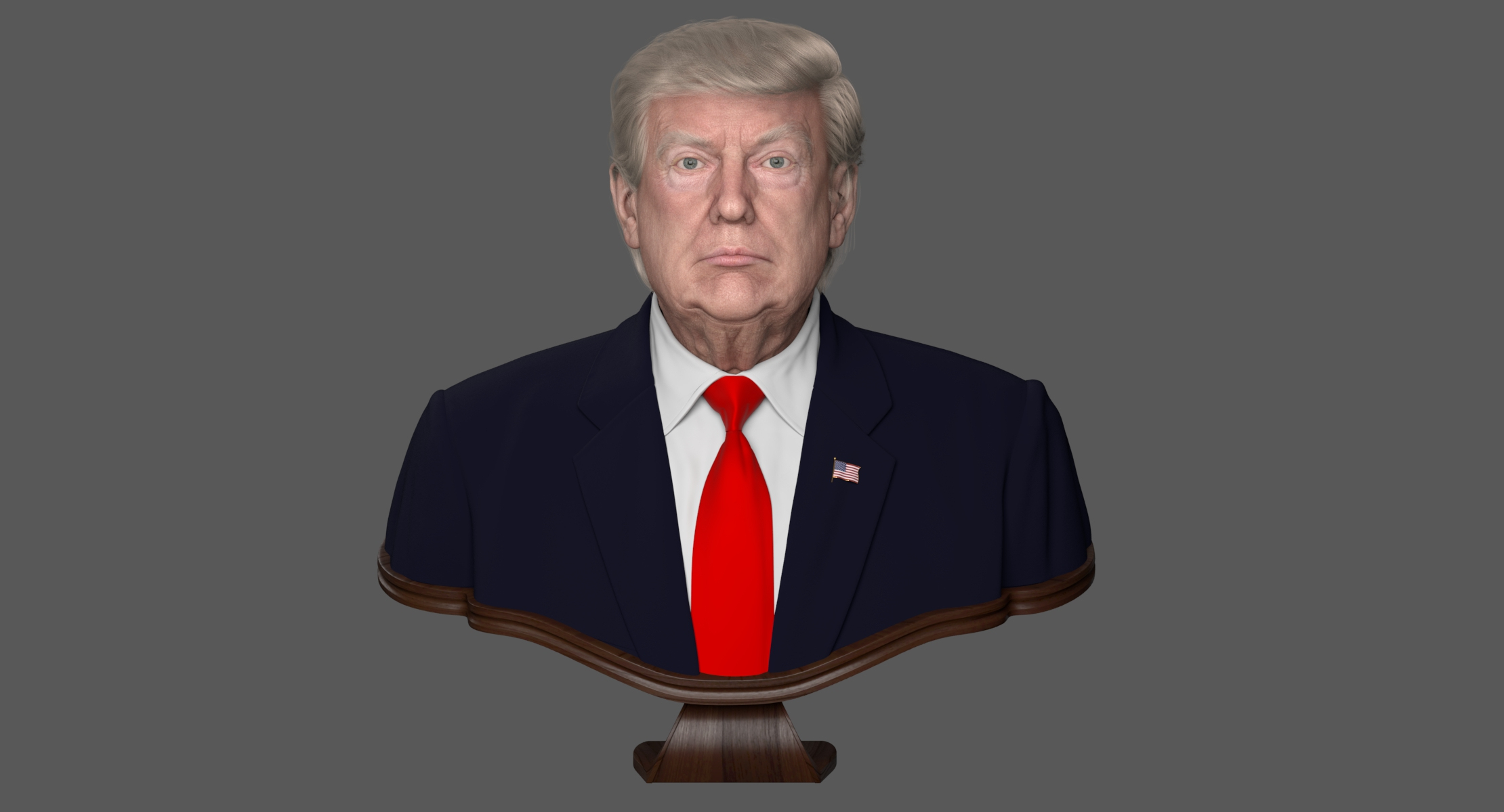 Bust trump 3D model - TurboSquid 1332057