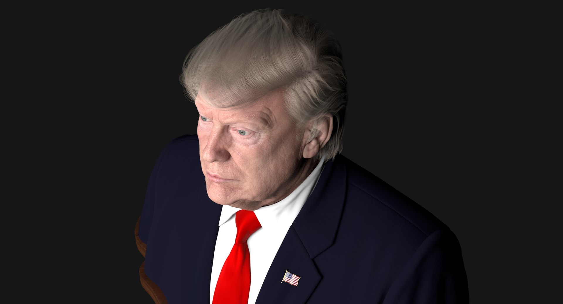 Bust Trump 3D Model - TurboSquid 1332057