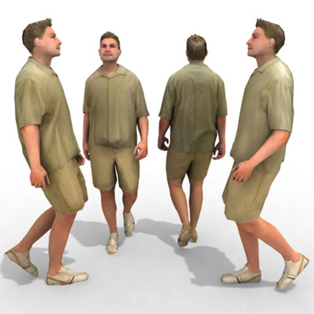 3d - Casual Male Character Model