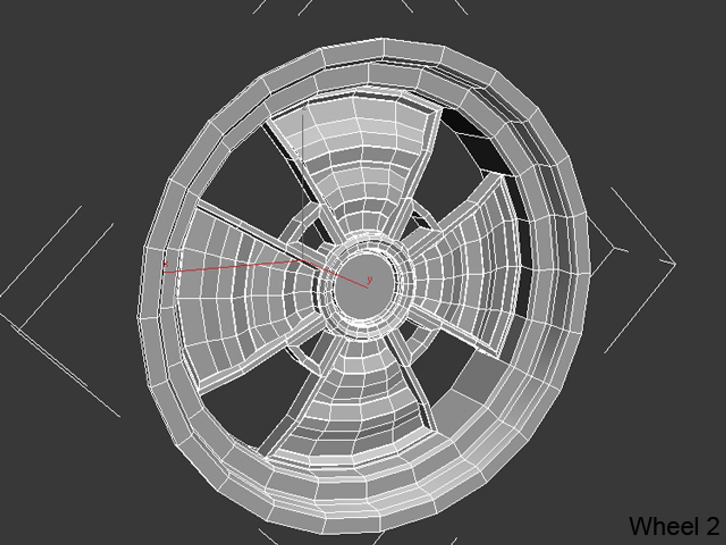 Wheel 2 3d Model