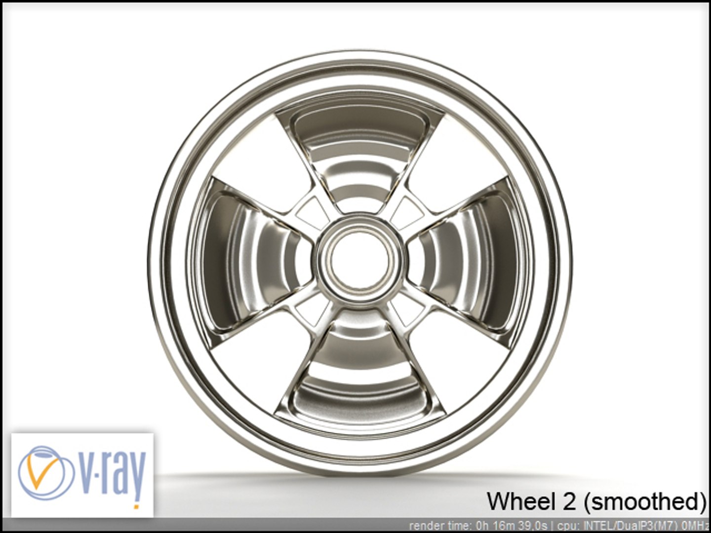 Wheel 2 3d Model