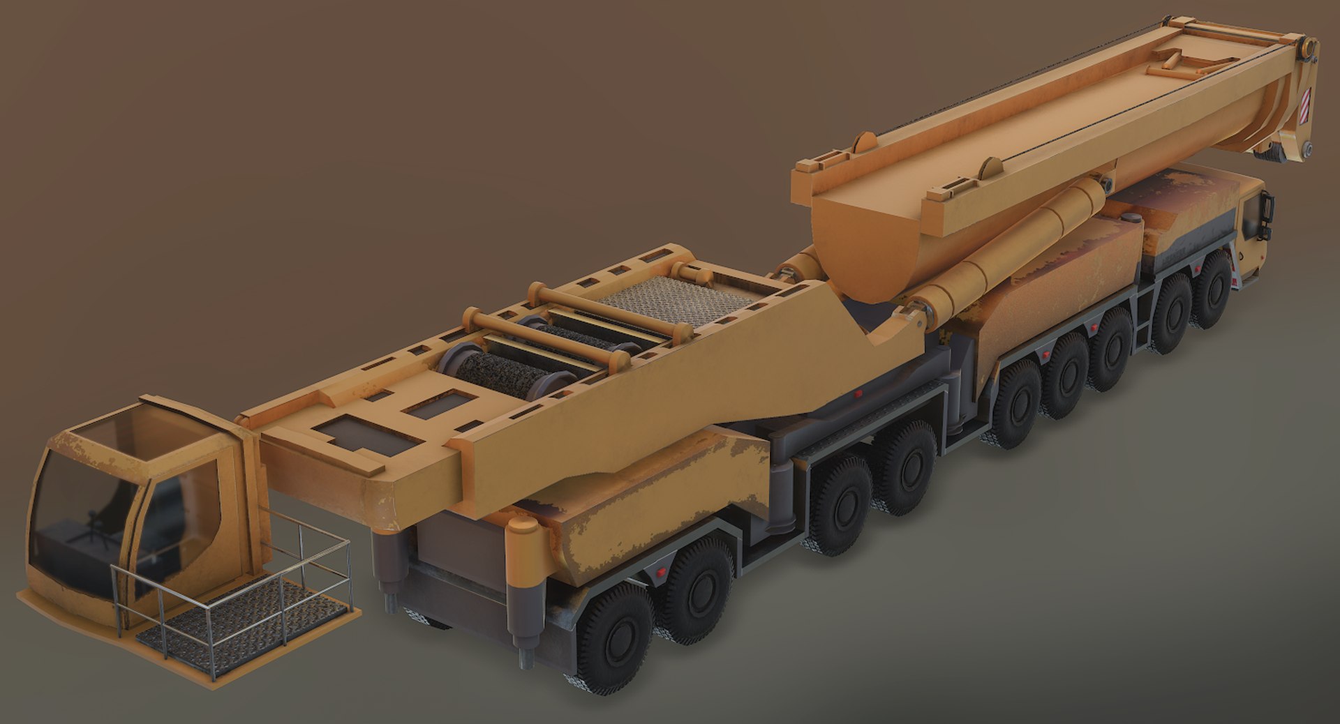 Liebherr Ltm 11200 3D Model - TurboSquid 1246350