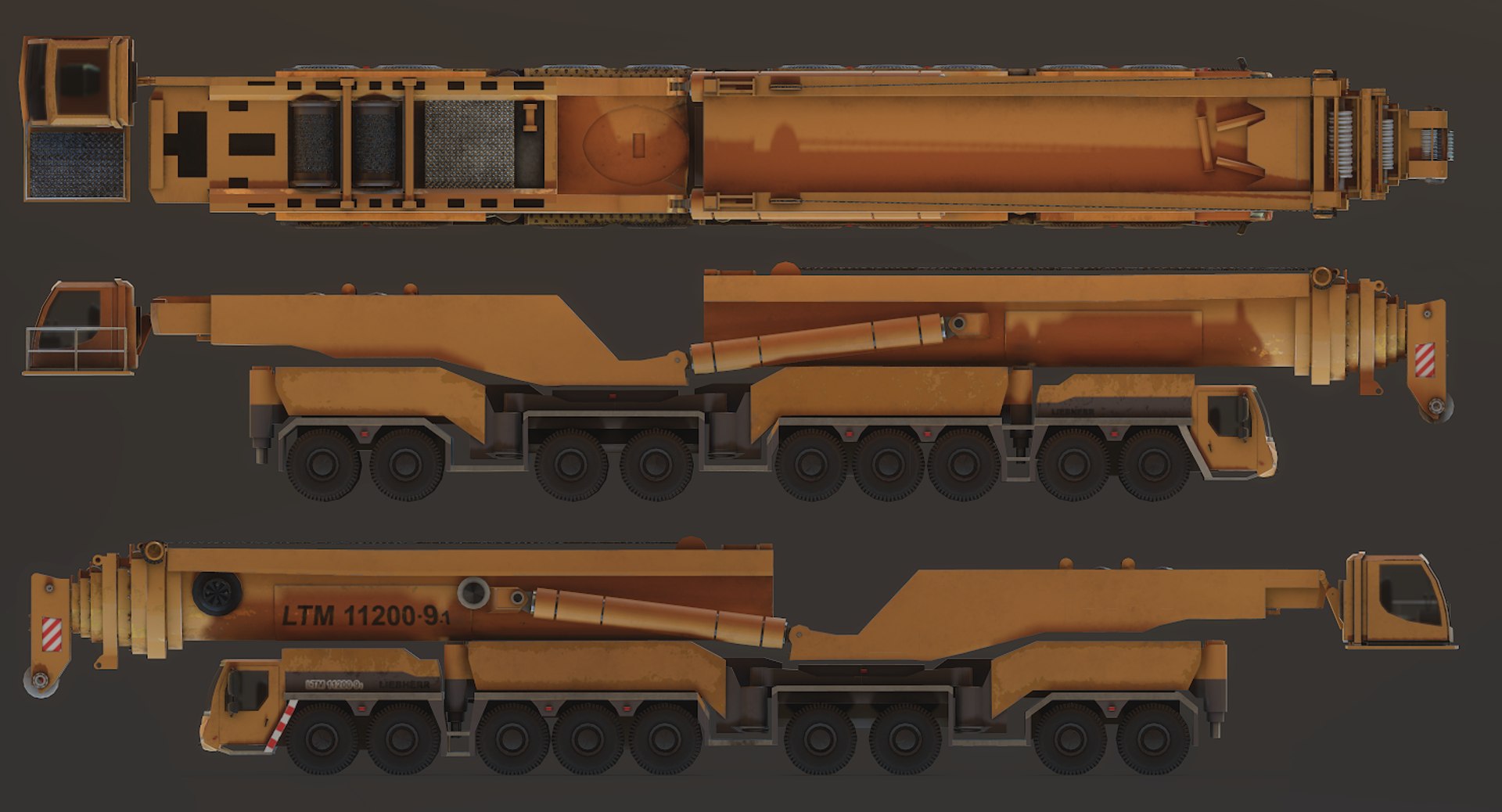 Liebherr Ltm 11200 3D Model - TurboSquid 1246350