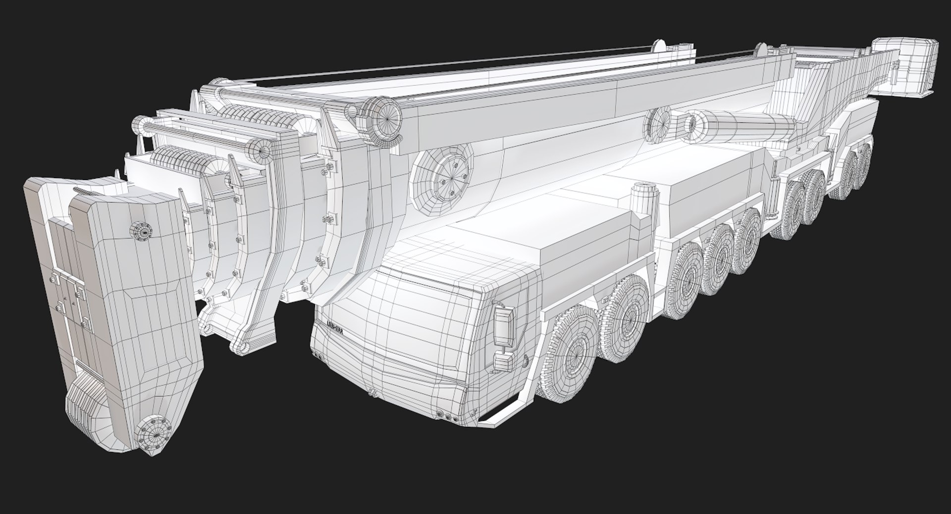 Liebherr Ltm 11200 3D Model - TurboSquid 1246350