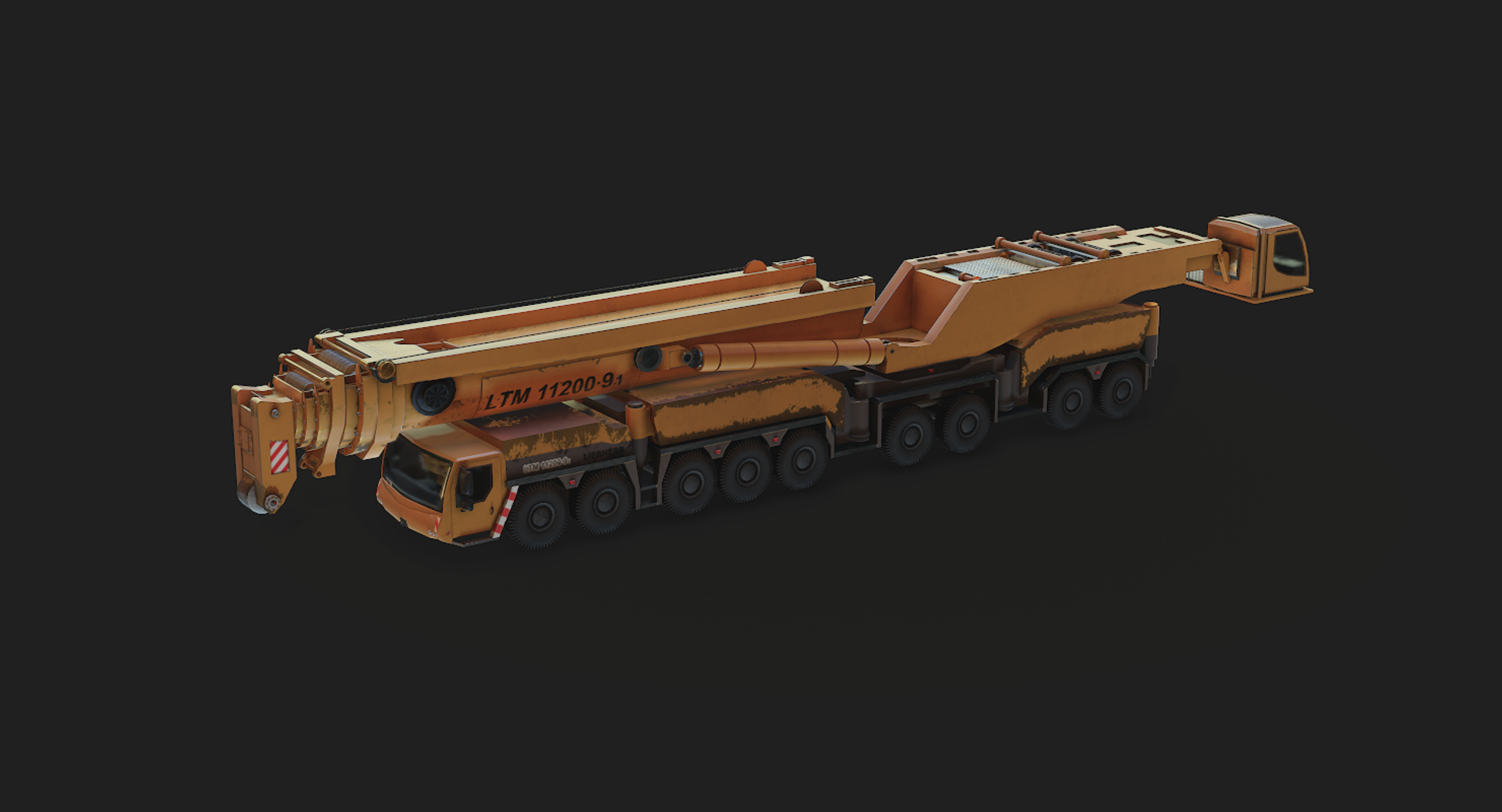 Liebherr Ltm 11200 3D Model - TurboSquid 1246350