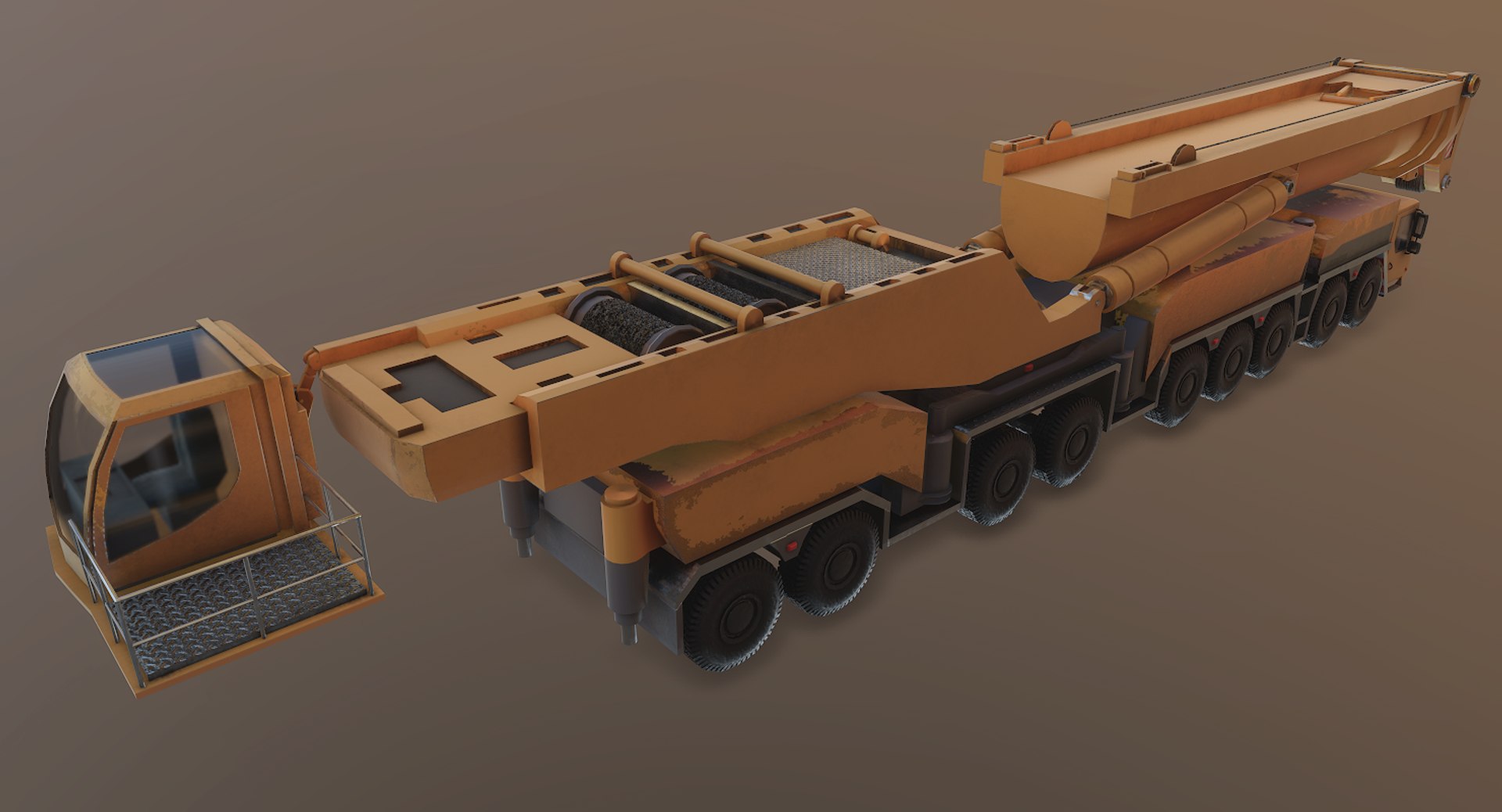 Liebherr Ltm 11200 3D Model - TurboSquid 1246350