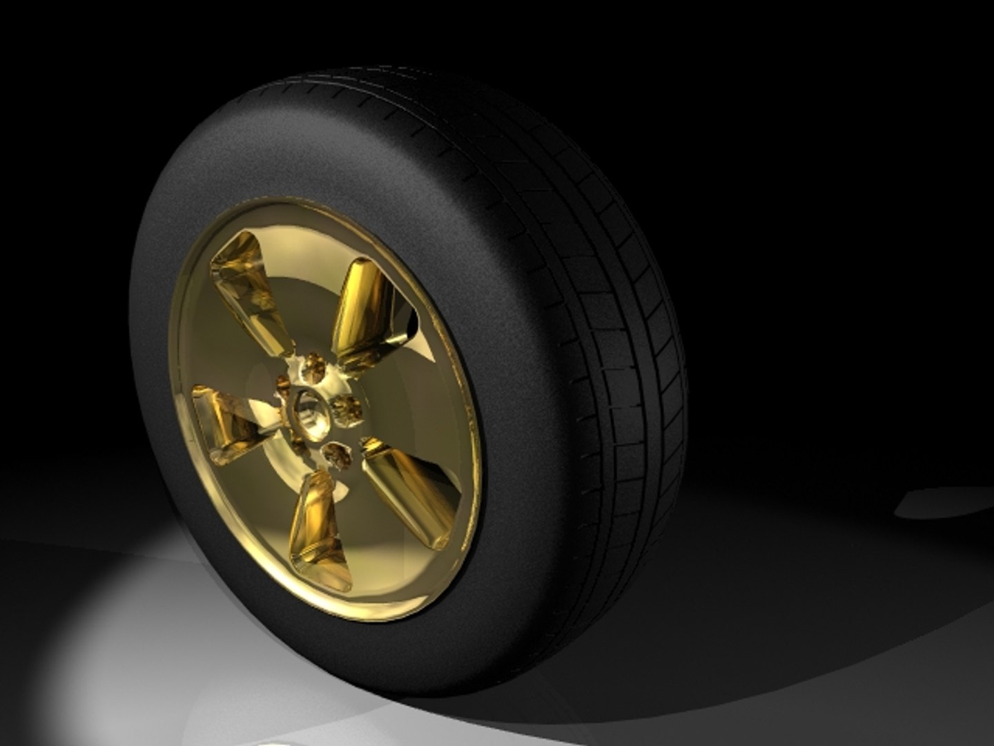 3d model tire rim