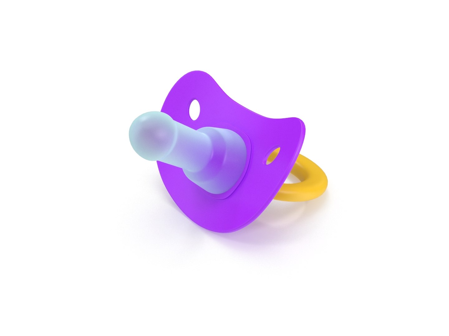Baby Pacifier 3D Model - TurboSquid 1574107