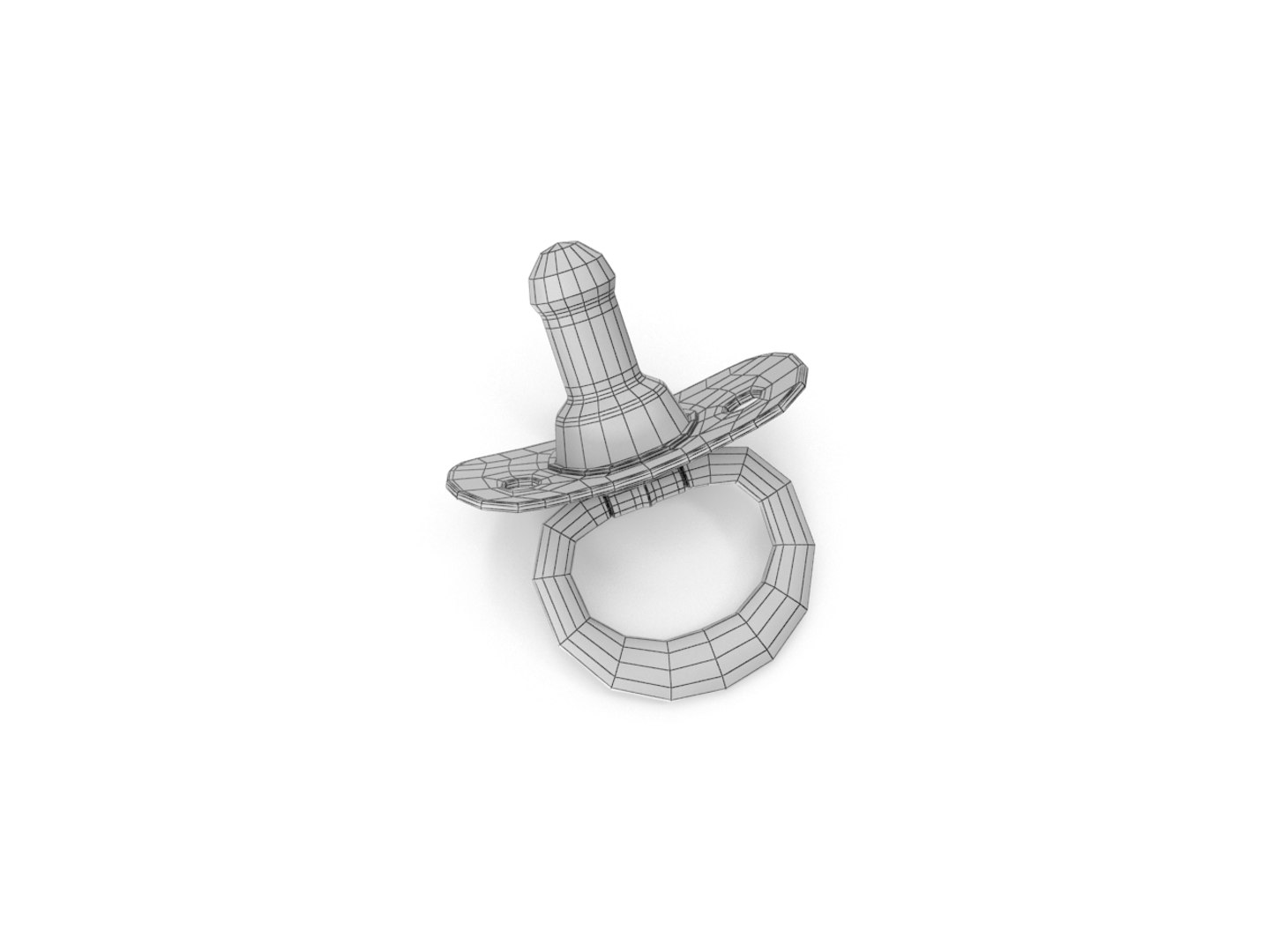 Baby Pacifier 3D Model - TurboSquid 1574107