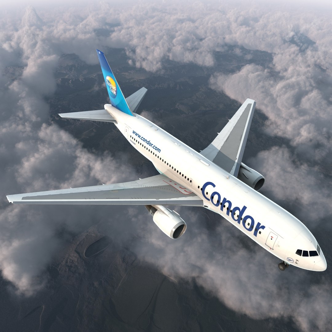 3d 3ds Boeing 767-200 Condor Flugdienst