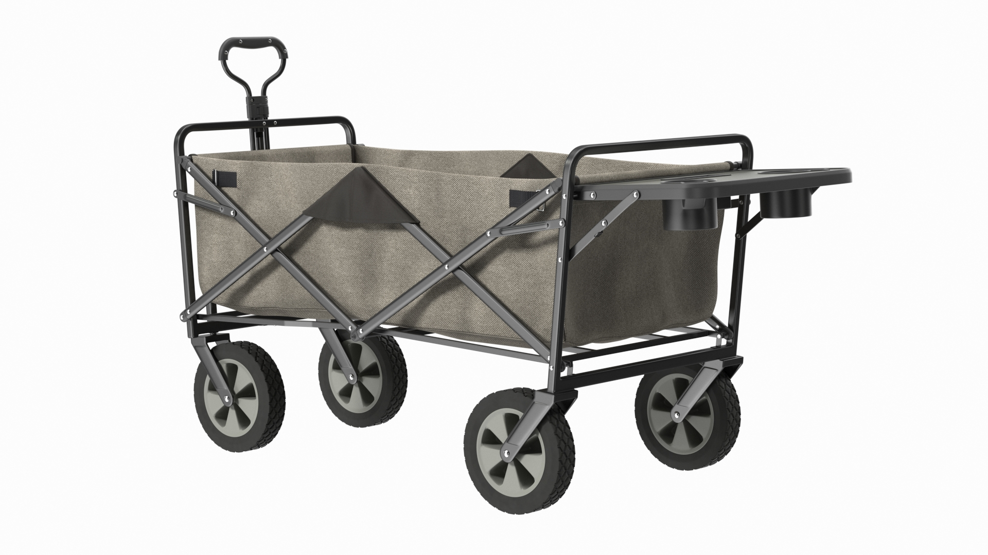 3D Grey Collapsible Wagon - TurboSquid 2037626
