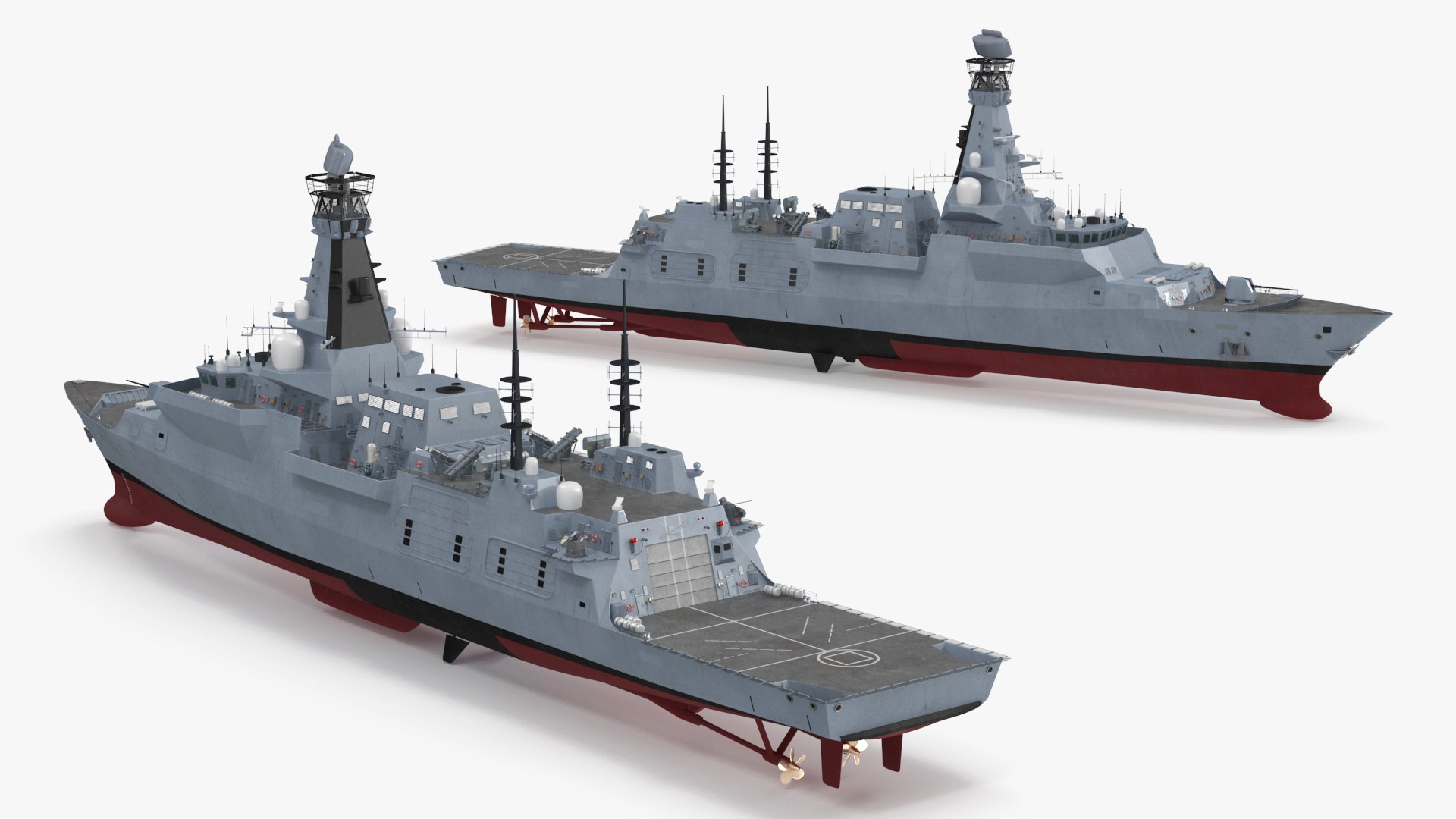 Type 26 Global Combat Ship Rigged 3D Model - TurboSquid 2114202