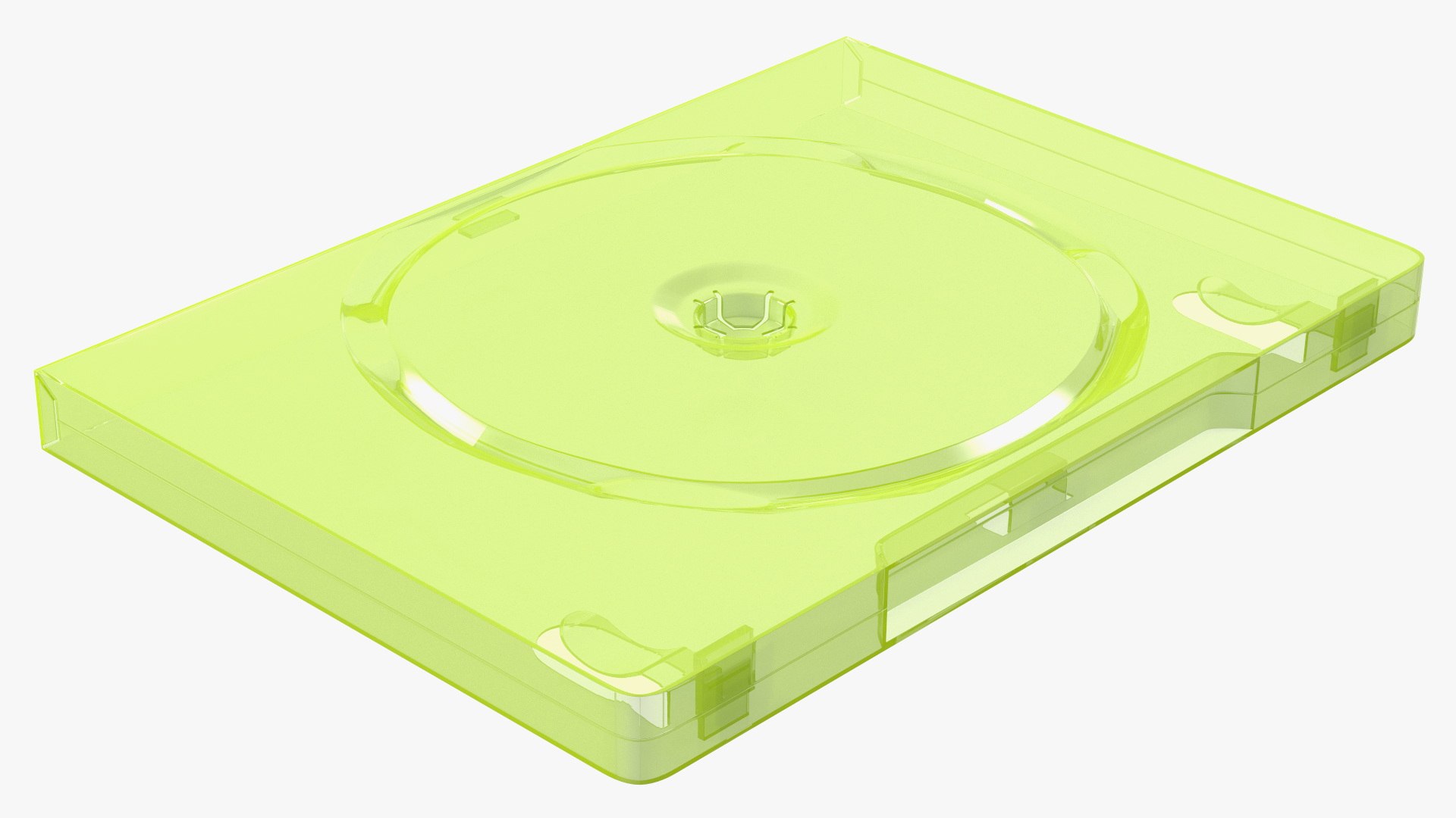 Closed Standard XBOX 360 Translucent Green 3D - TurboSquid 2086218
