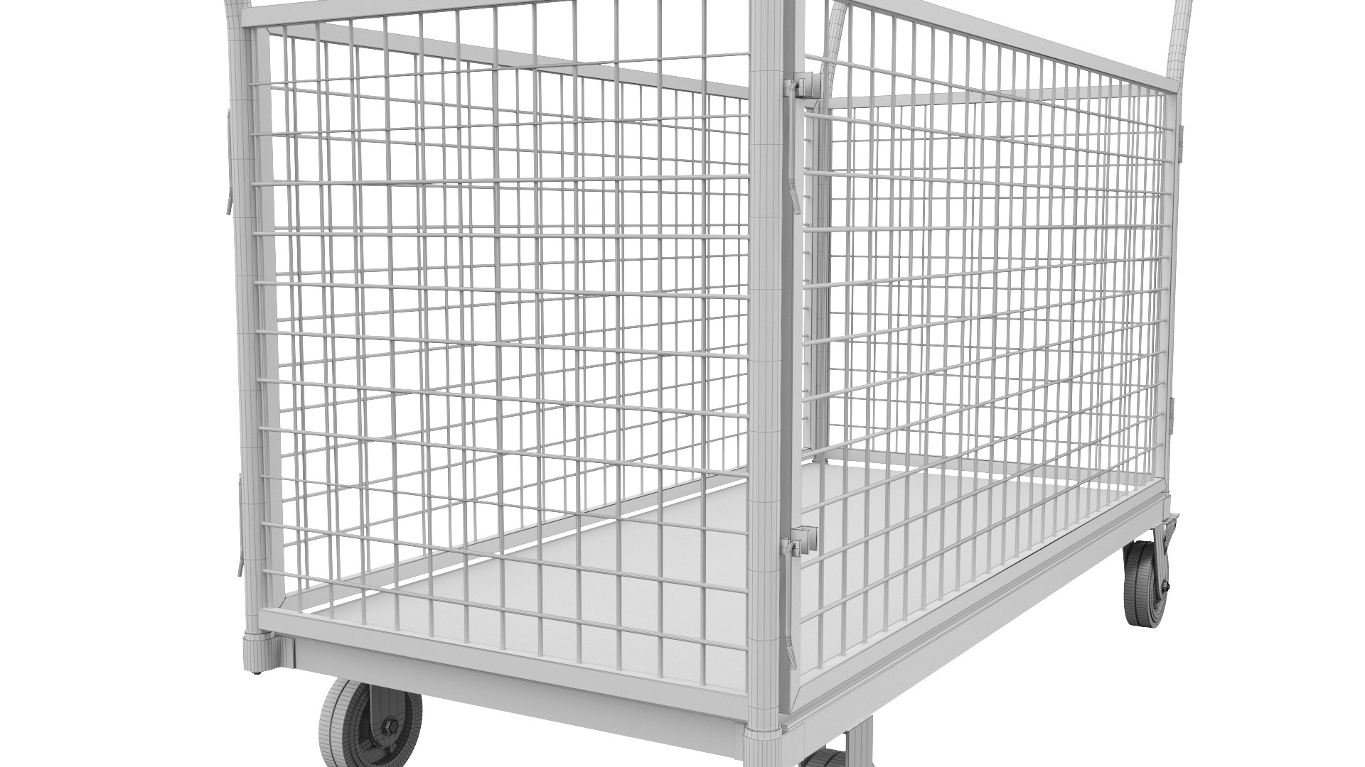 Cage Trolley 3D Model - TurboSquid 1485750