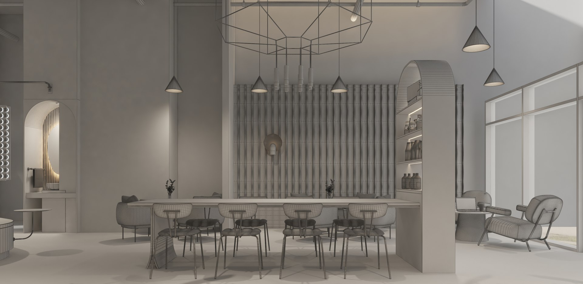 Coffee Shop Model - TurboSquid 2111508