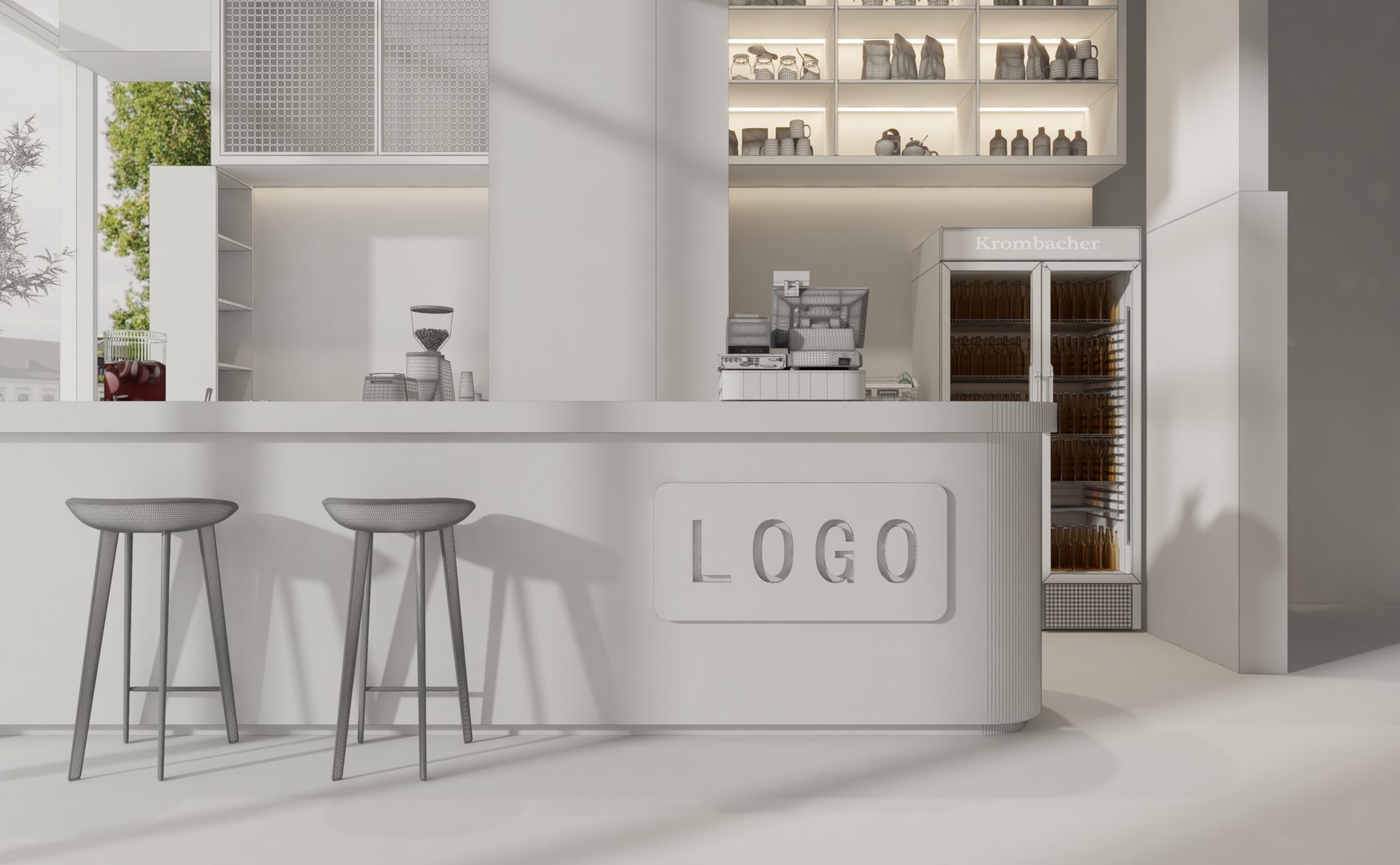 Coffee Shop Model - TurboSquid 2111508