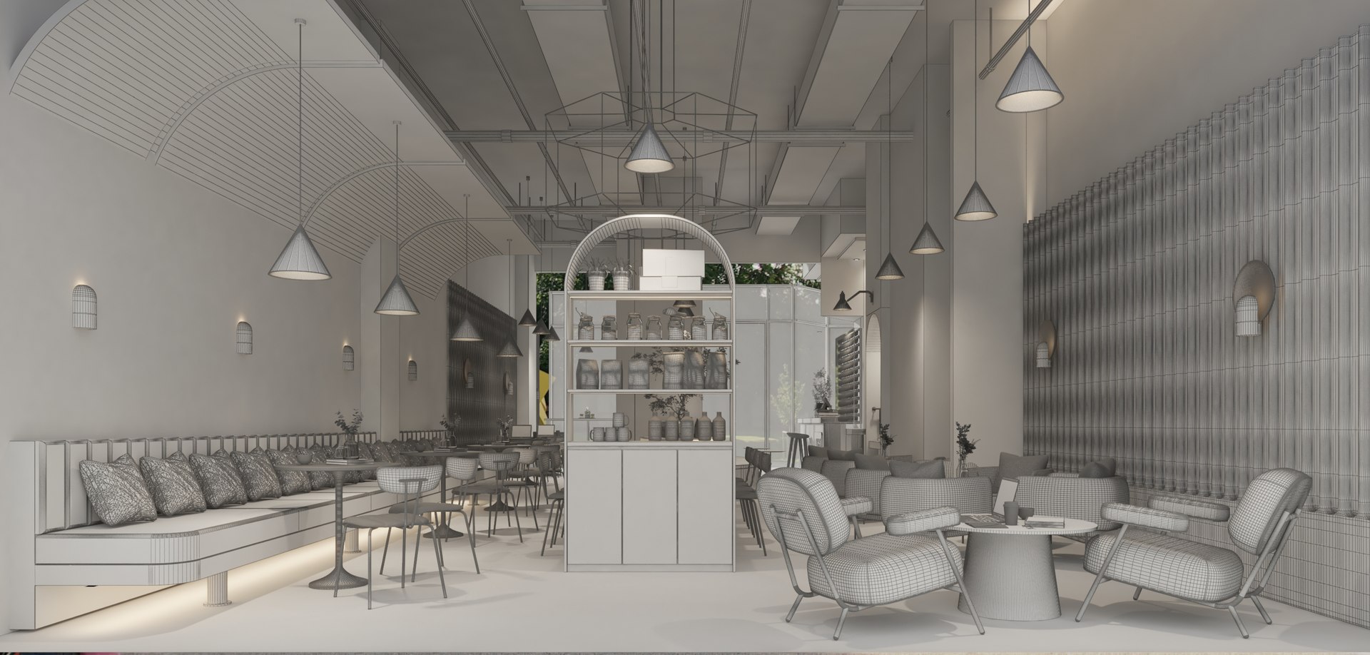 Coffee Shop Model - TurboSquid 2111508