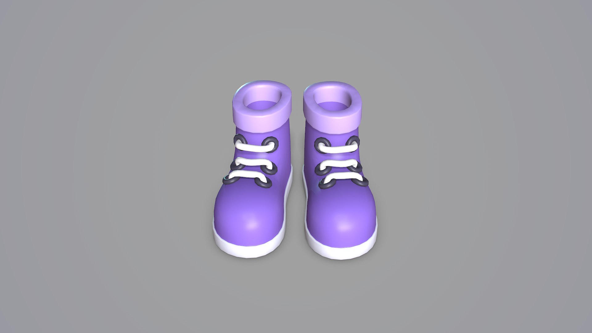 3D Cartoon Shoe Model - TurboSquid 1979078