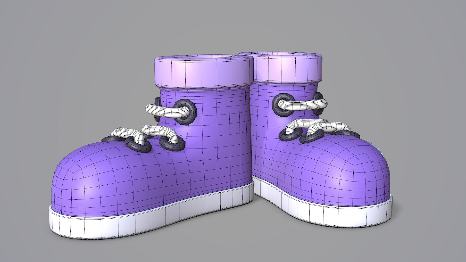 3D Cartoon Shoe Model - TurboSquid 1979078