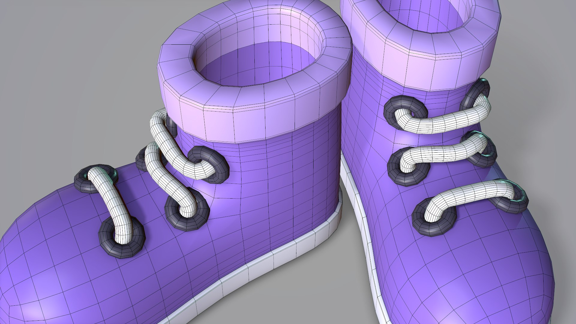 3D Cartoon Shoe Model - TurboSquid 1979078
