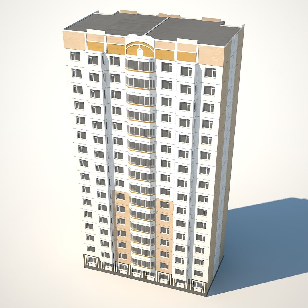 3d P 3 Moscow Building Model