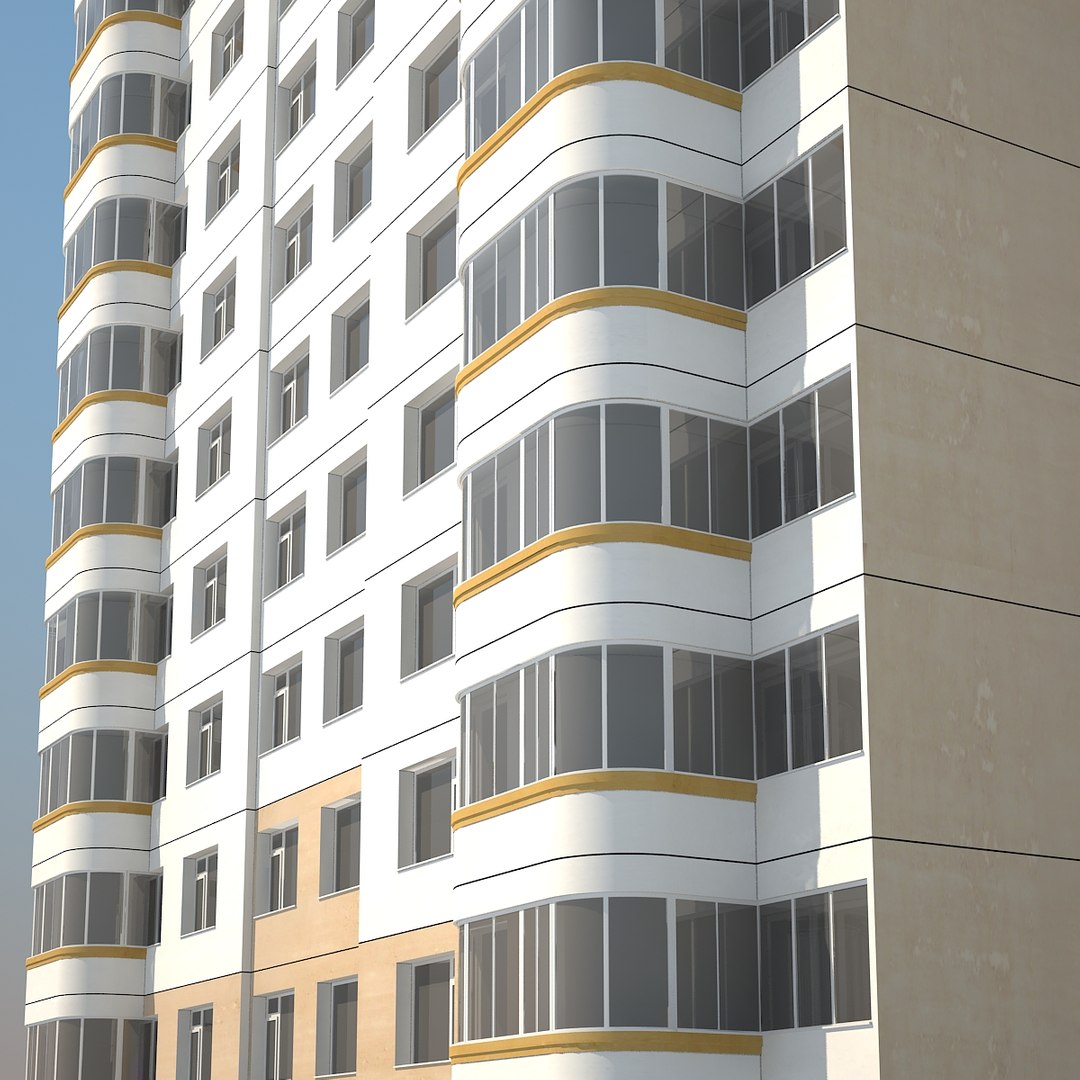 3d P 3 Moscow Building Model