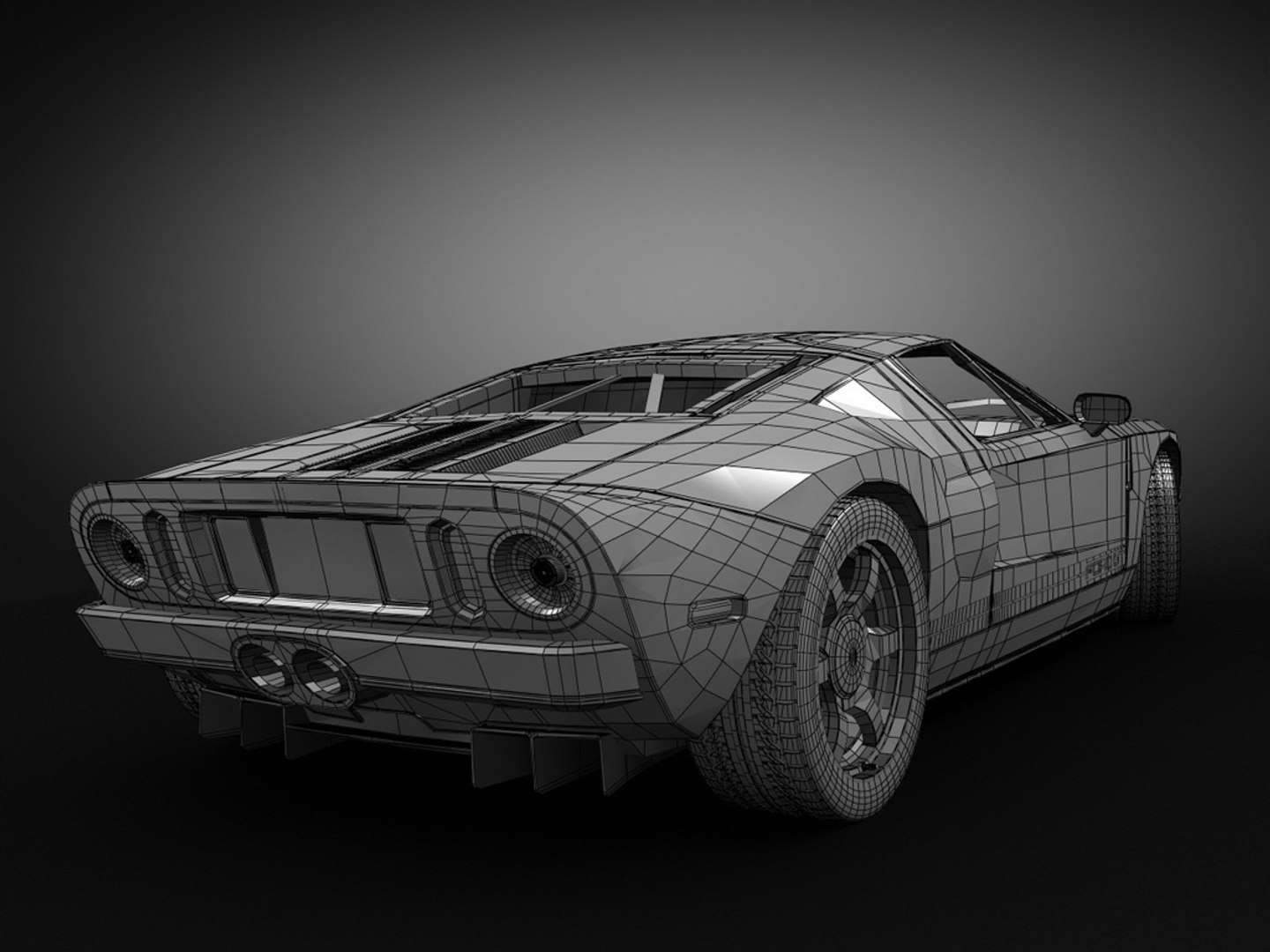 Gt Gt40 3d Model